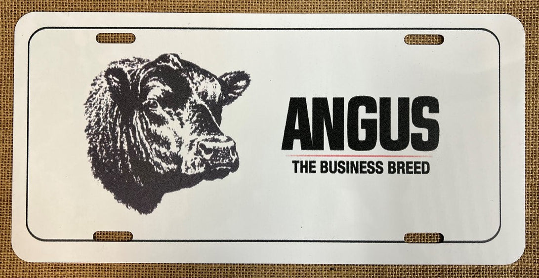 The Angus License Plate – The Angus Brand